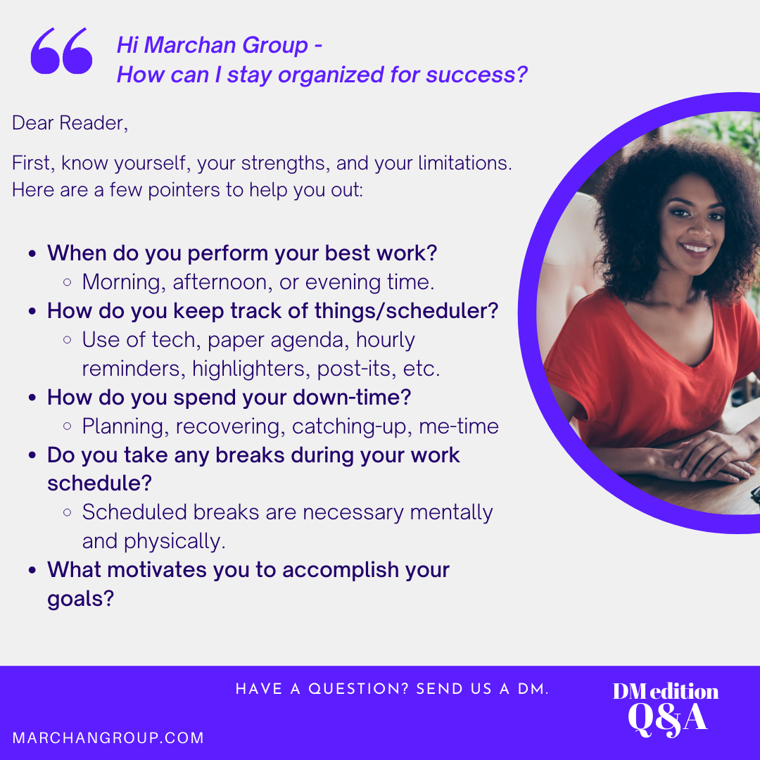 Organization 101: Setting up for success – Marchan Group